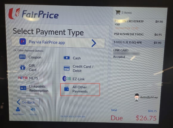 How to use your Trust Bank Fairprice vouchers at self-checkout counters ...