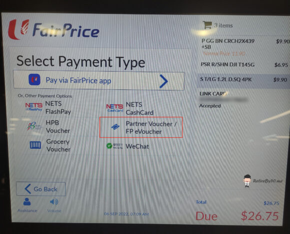 How to use your Trust Bank Fairprice vouchers at self-checkout counters ...